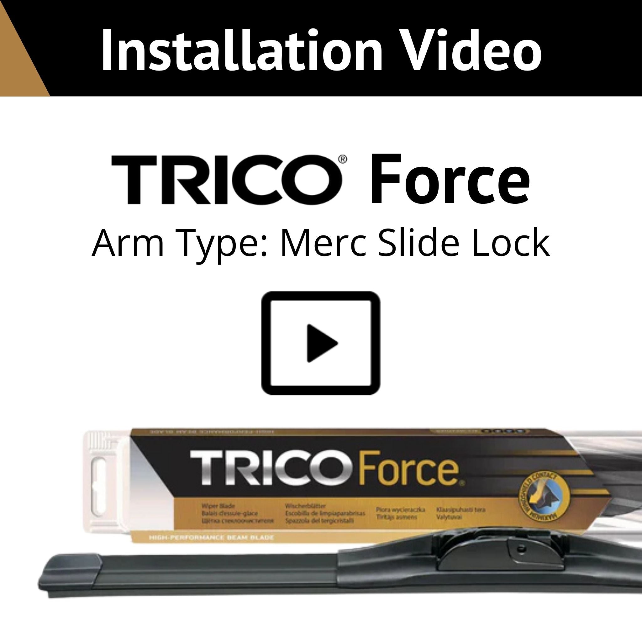 Watch TRICO Force Merc Slide Lock Installation Video – Trico Products