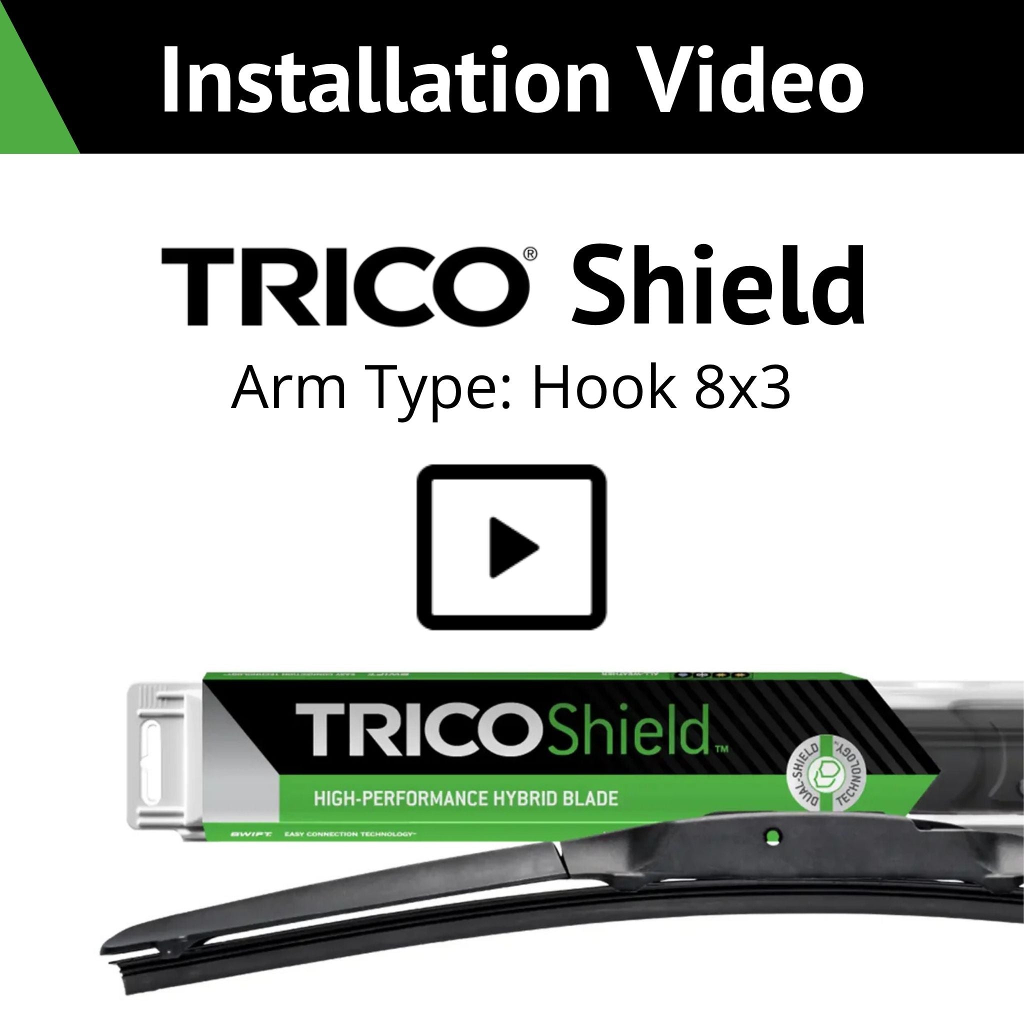 Watch TRICO Shield Hook 8x3 Installation Video – Trico Products